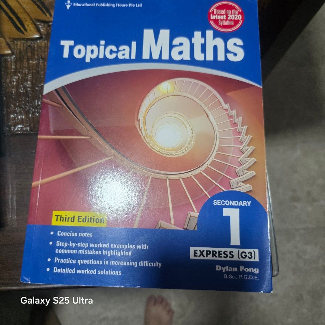 Secondary 1 Topical Maths & Fast Forward Science, Hobbies & Toys, Books ...