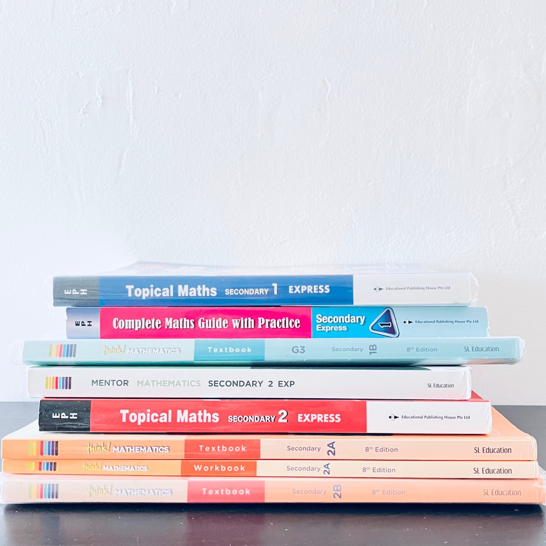 Secondary 2 Math Textbooks, EPH Topical Maths, Mentor Mathematics ...