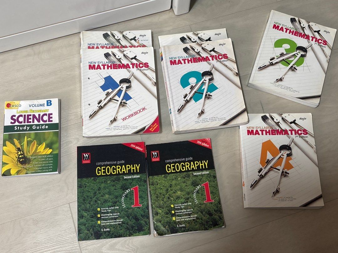 Secondary School Textbooks - Mathematics, Geography, Science, Hobbies ...