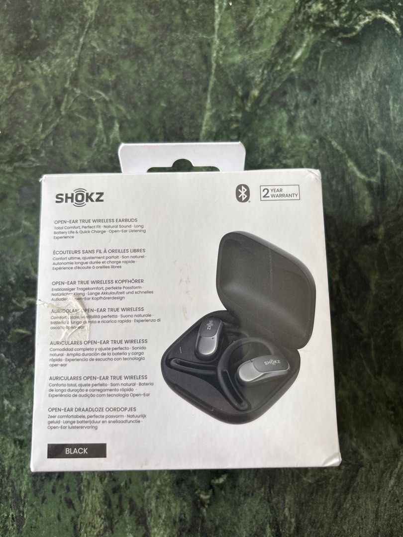 Shokz OpenFit Air Black True Wireless Earbuds, Audio, Earphones on ...