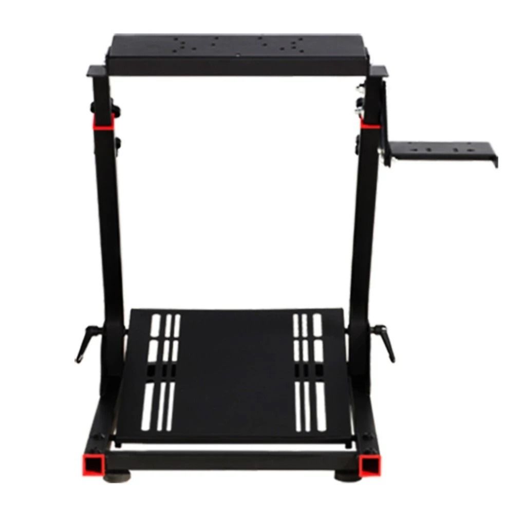 Sim racing wheel stand with chair wheel stopper, Video Gaming, Gaming ...