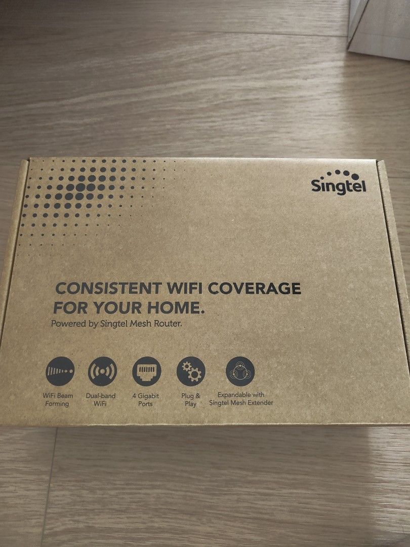 Singtel Mesh Router - Brand New, Computers & Tech, Parts & Accessories ...