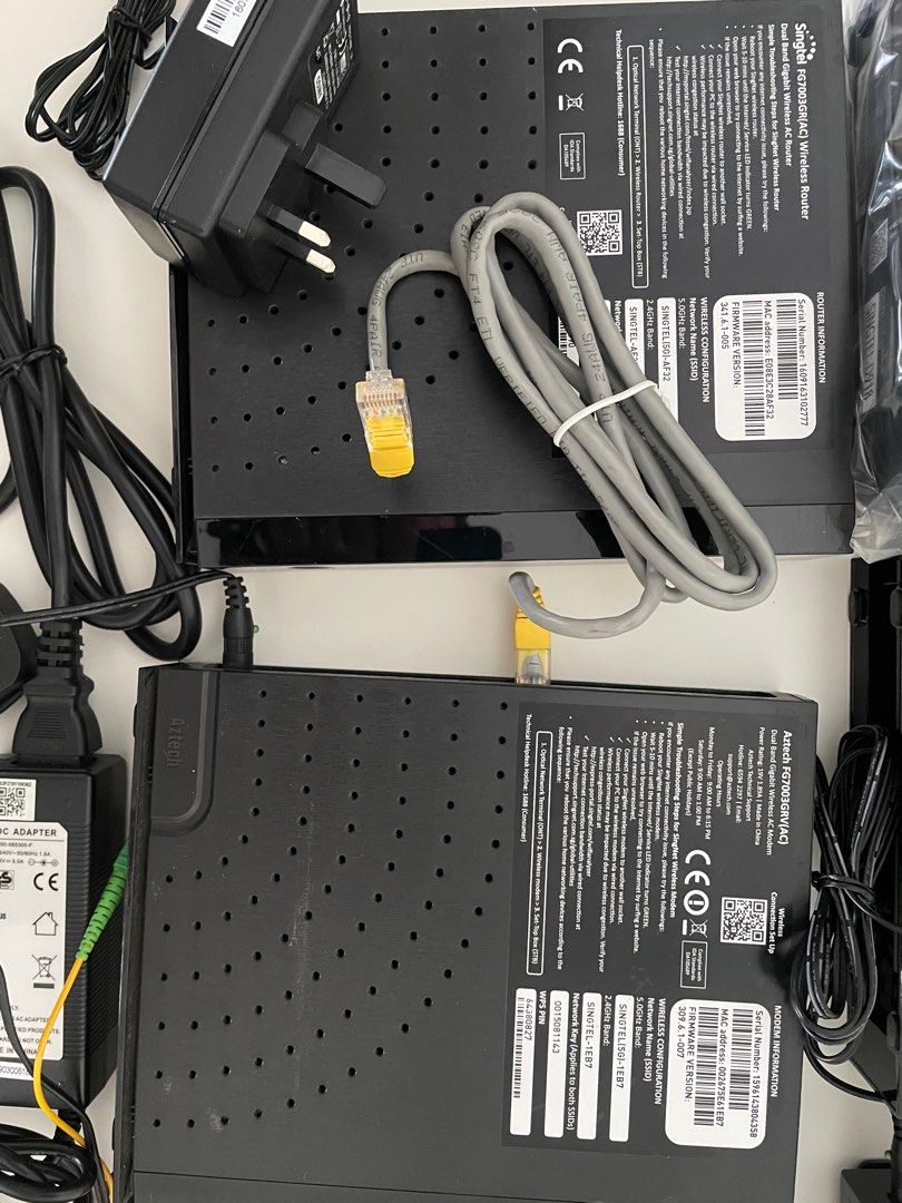 Singtel Router and Network Equipment Bundle, Computers & Tech, Parts ...