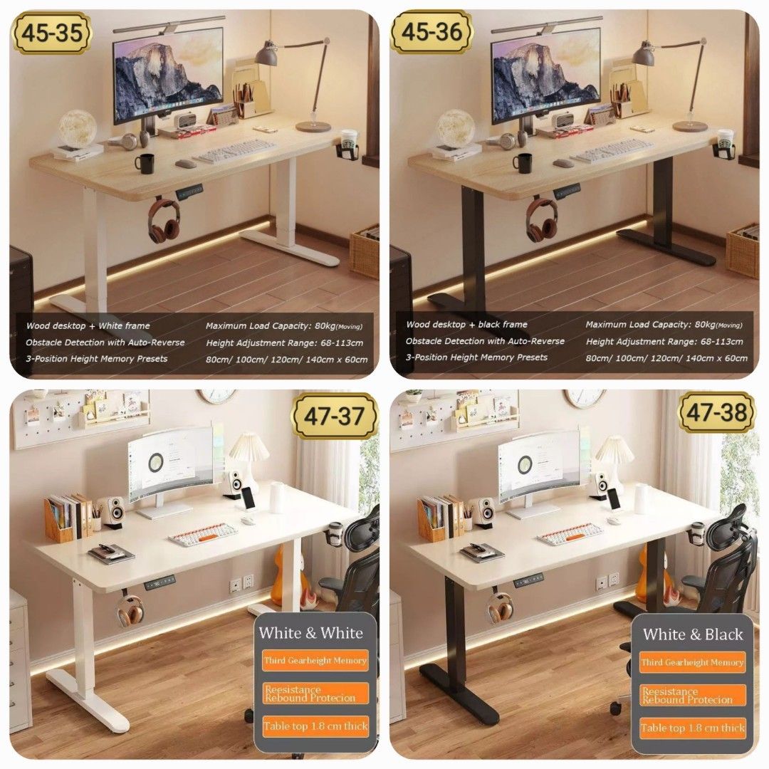 Smart Electric Standing Desk | Height Adjustable Computer Table ...