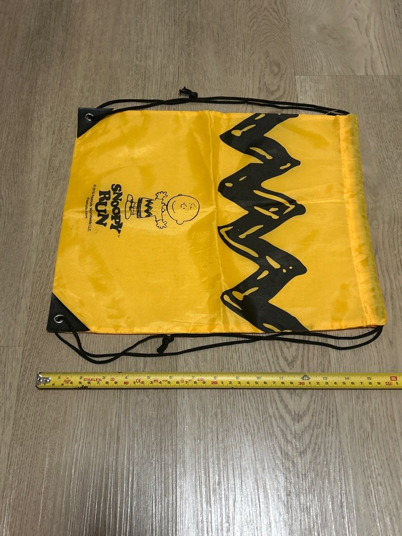 Snoopy Run Drawstring Bag 👛 Free with any purchase or add $3 for ...