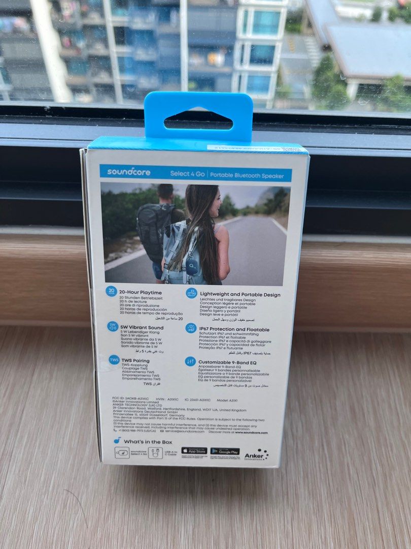 Soundcore Select 4 Go Portable Bluetooth Speaker - Blue, Audio ...