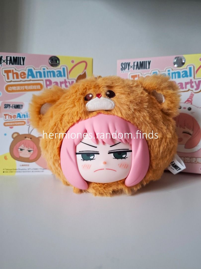 Spy x Family The Animal Party Anya Forger Bear Plush Stuff Toy Series ...
