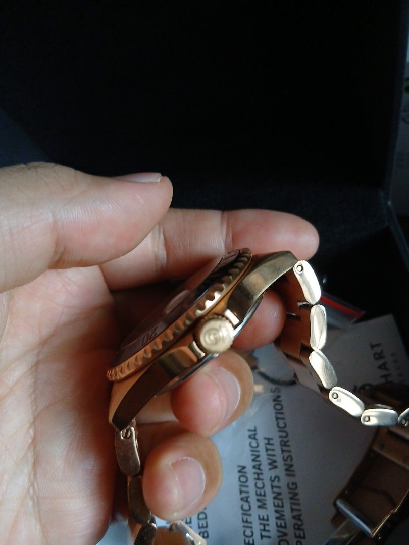 Steinhart Ocean One 42mm rose gold Automatic Watch, Luxury, Watches on ...