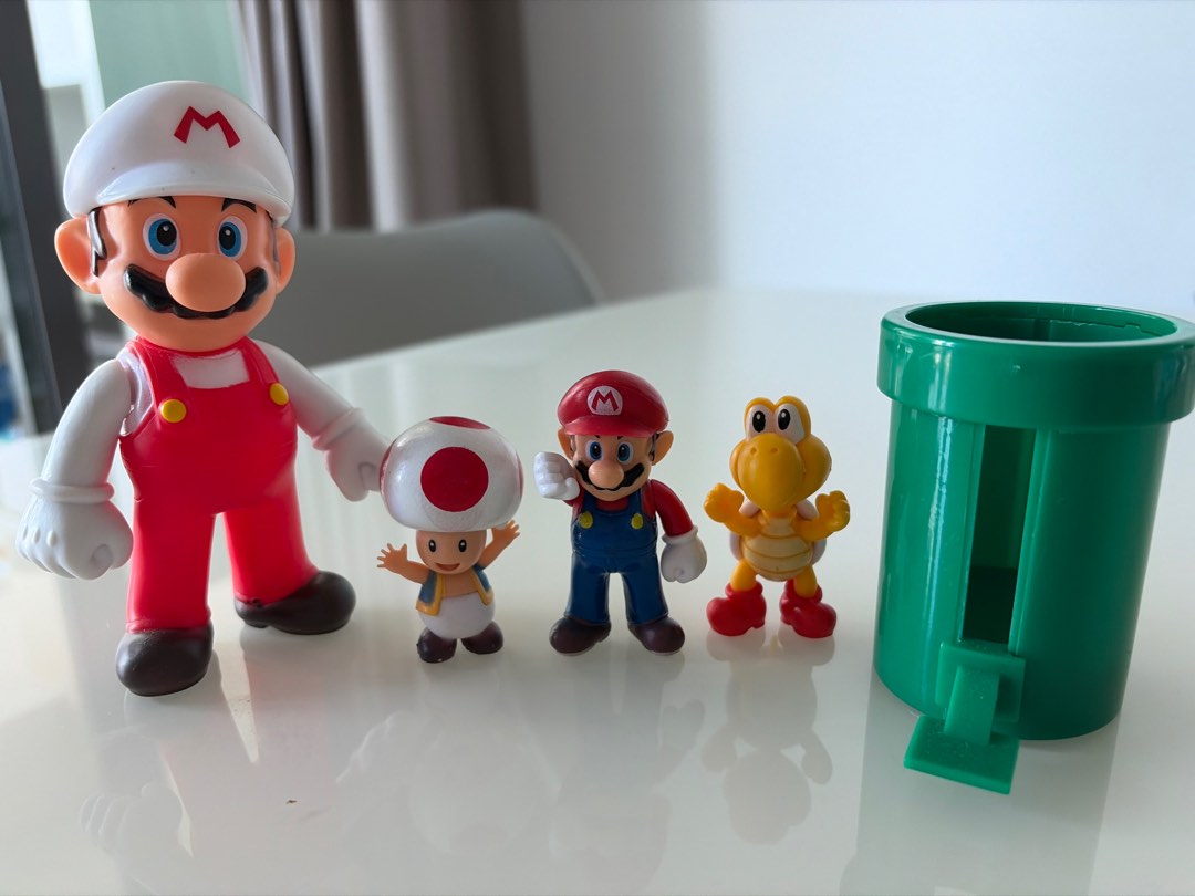 Super Mario Bros. Figure Set/ Cake toppers, Hobbies & Toys, Toys ...