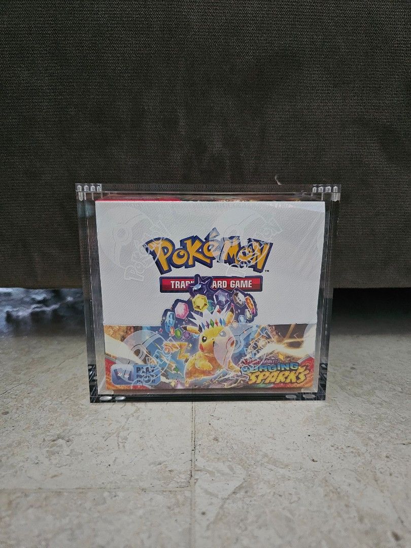 Surging Sparks Booster Box with Acrylic, Hobbies & Toys, Toys & Games ...