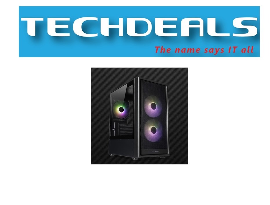 TecWare Neo M3 TG M-Atx 3x120mm ARGB Black, Computers & Tech, Parts ...
