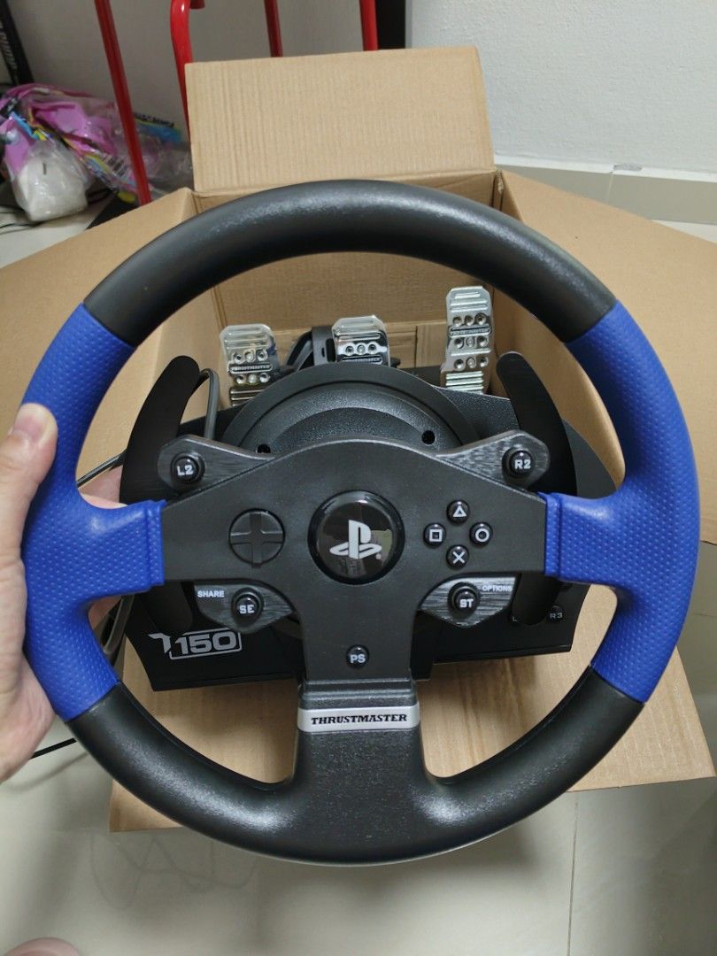 Thrustmaster T150 Pro Force Feedback Racing Wheel, Video Gaming, Gaming ...