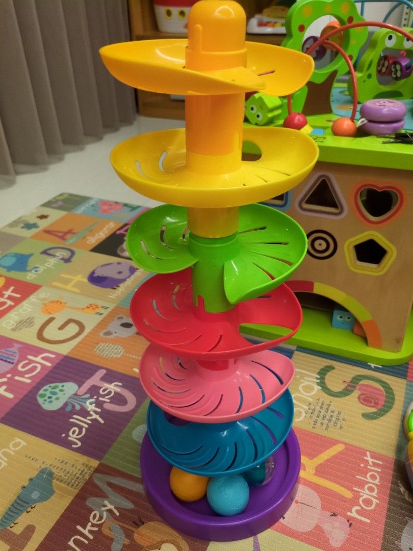 Top Tots Toysrus Ball Run Tower, Babies & Kids, Infant Playtime on ...