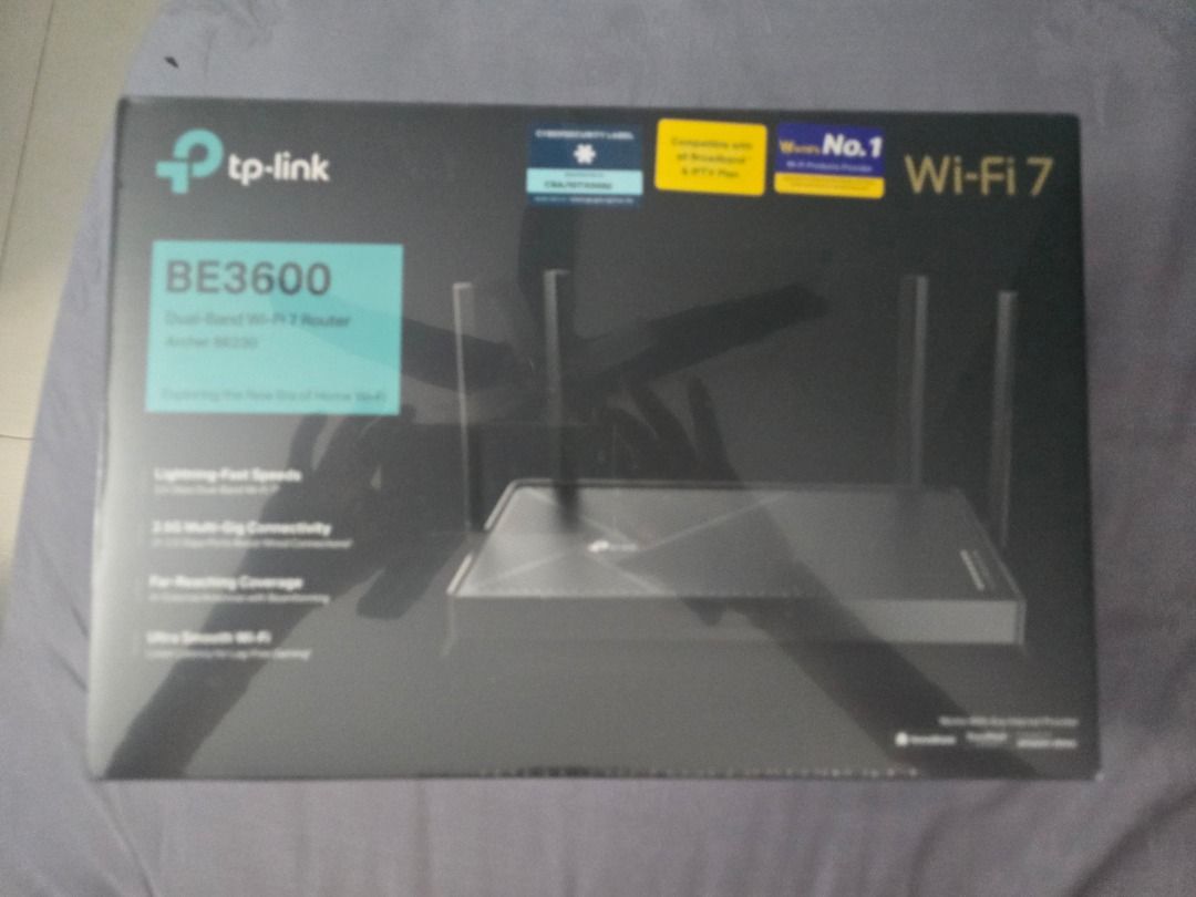 TP-Link BE3600 Wi-Fi 7 Router, Computers & Tech, Parts & Accessories ...