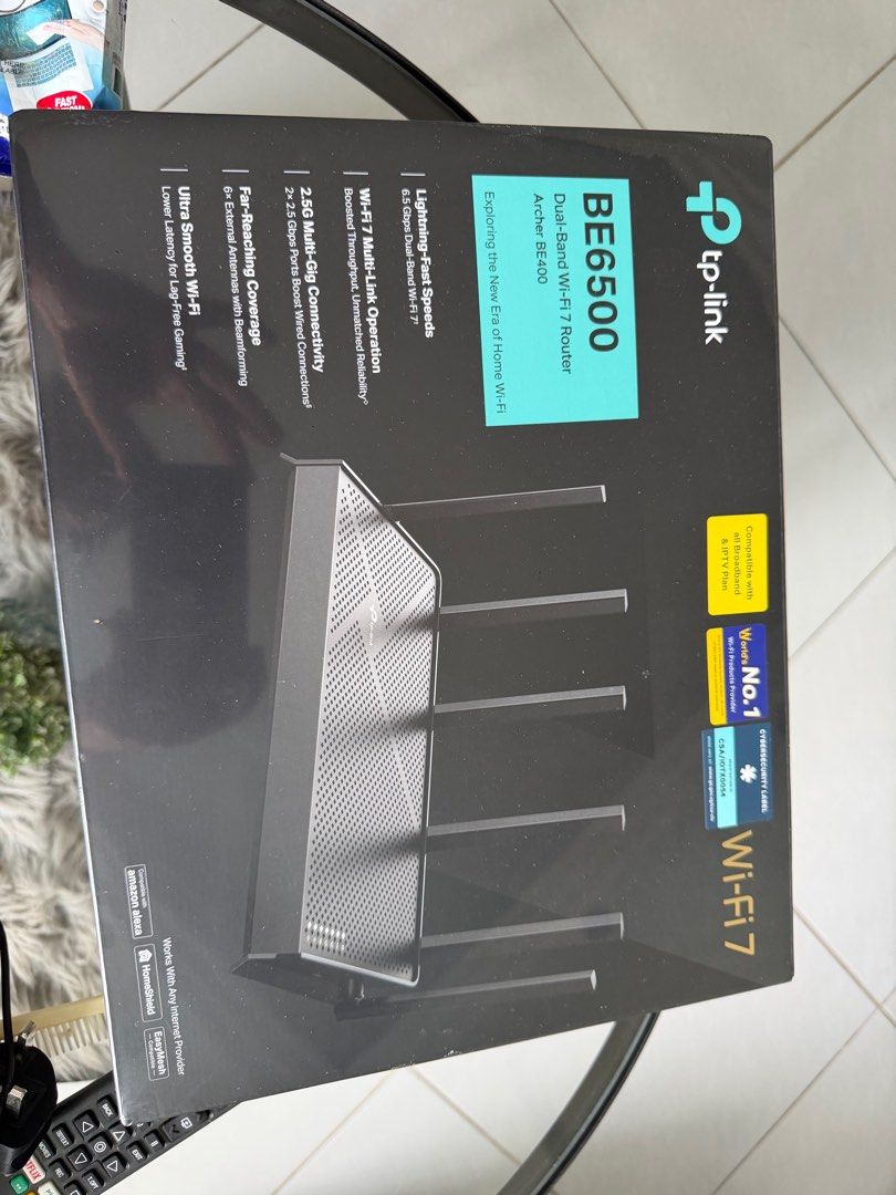 TP-Link BE6500 Wi-Fi 7 Router, Computers & Tech, Parts & Accessories ...