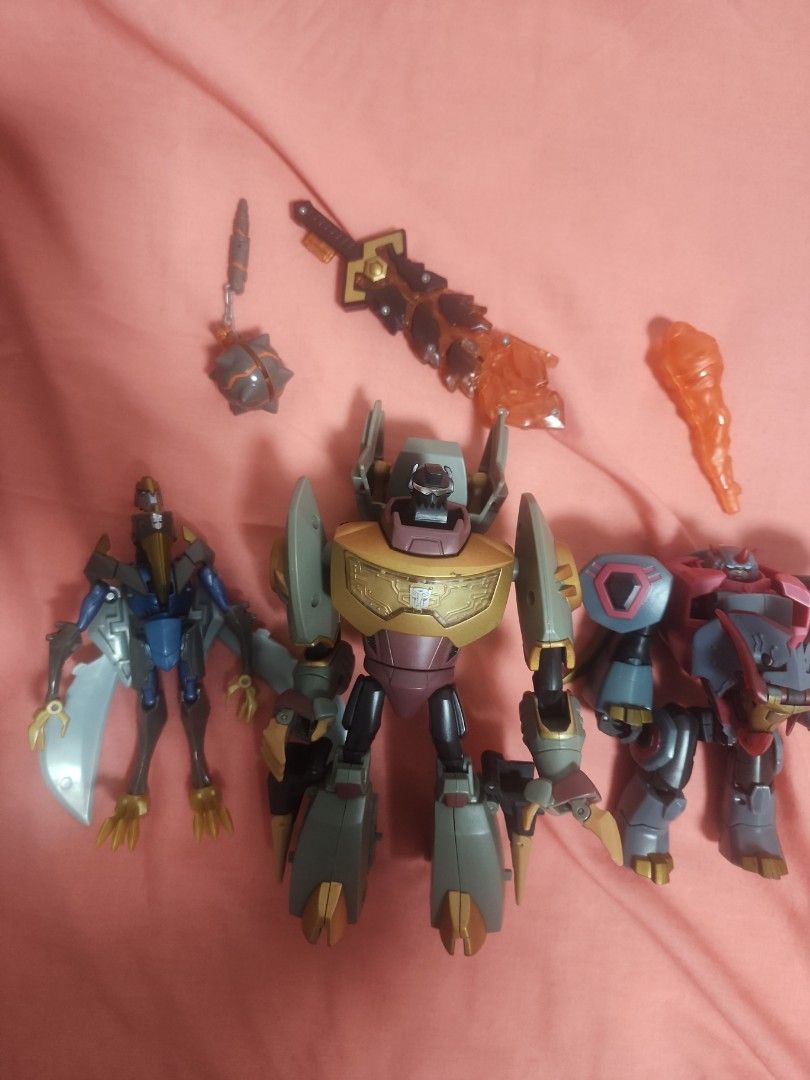 Transformers Animated Dinobot Team, Hobbies & Toys, Toys & Games on ...