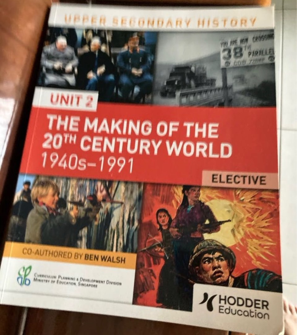 Upper Secondary History Textbook - The Making of the 20th Century World ...