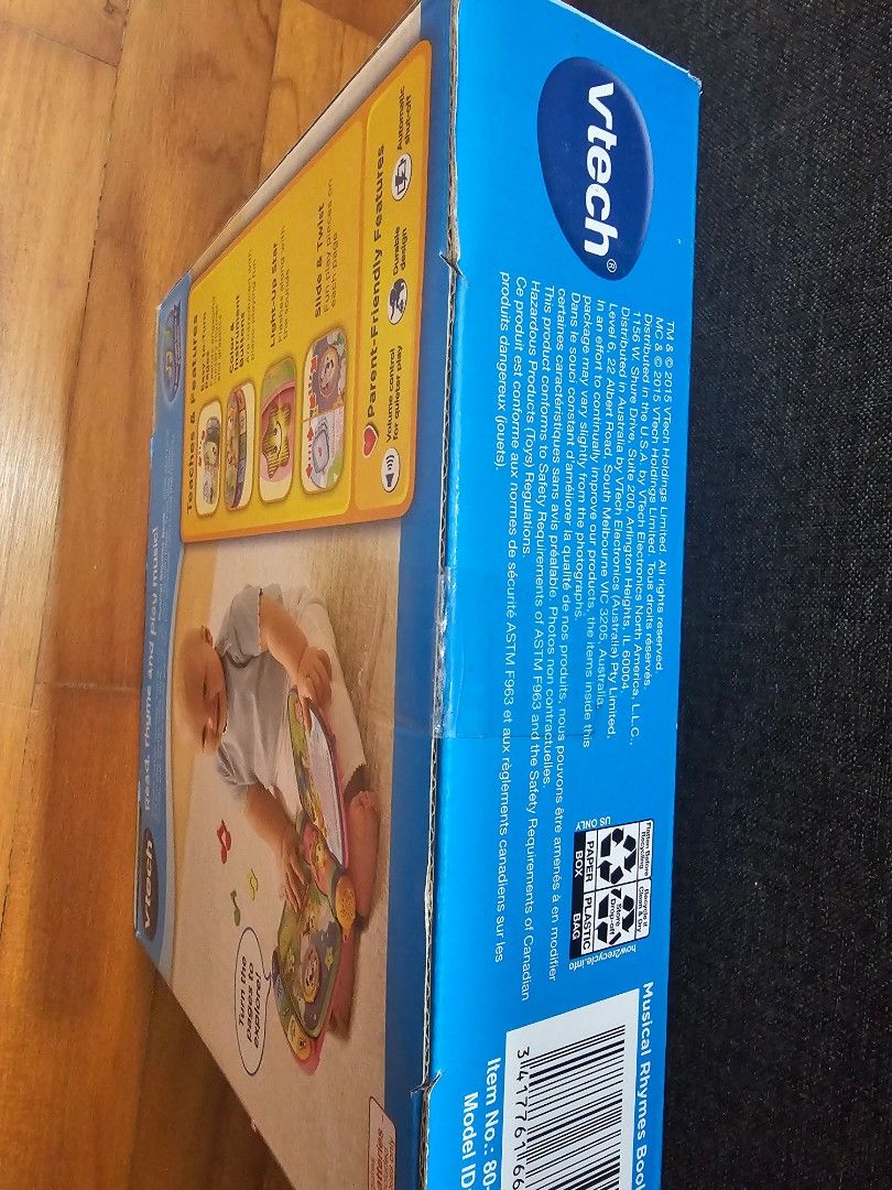 VTech Musical Rhymes Book (6-36 Months), Babies & Kids, Infant Playtime ...