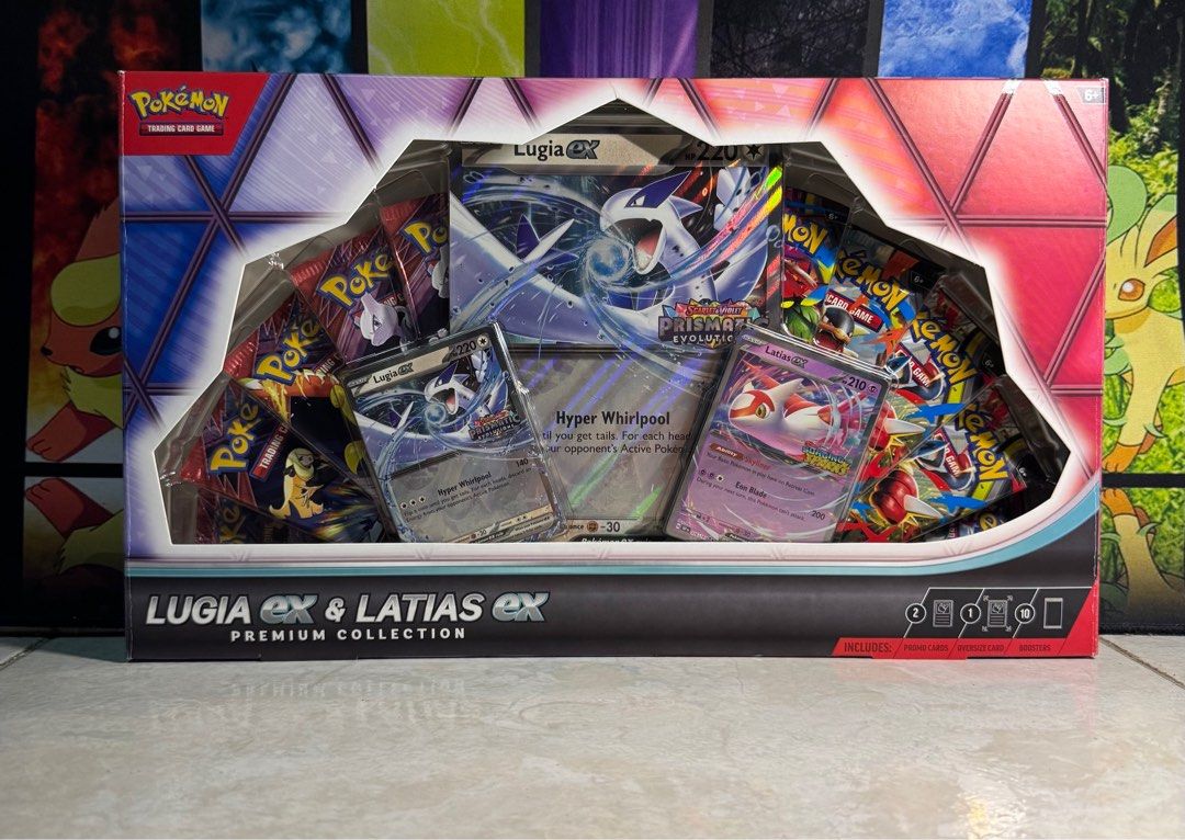 Pokemon Lugia EX & Latias EX Premium Collection, Hobbies & Toys, Toys ...