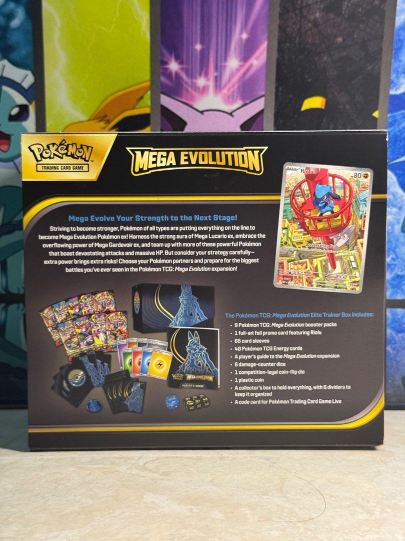 Pokemon Mega Evolution ETB Set (Unshrinked), Hobbies & Toys, Toys ...