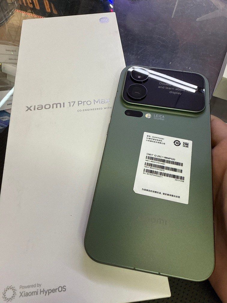 Xiaomi 17 pro max Green 512GB, Mobile Phones & Gadgets, Mobile Phones ...
