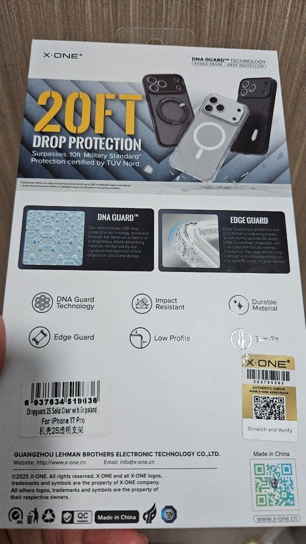 X-One DropGuard 2S Case for iPhone 17 Pro, Mobile Phones & Gadgets ...