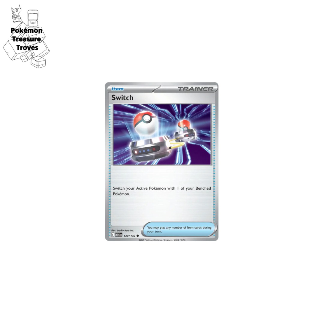 [$0.30/$0.50] Pokemon Mega Evolution Switch Normal / Reverse Holo Card ...