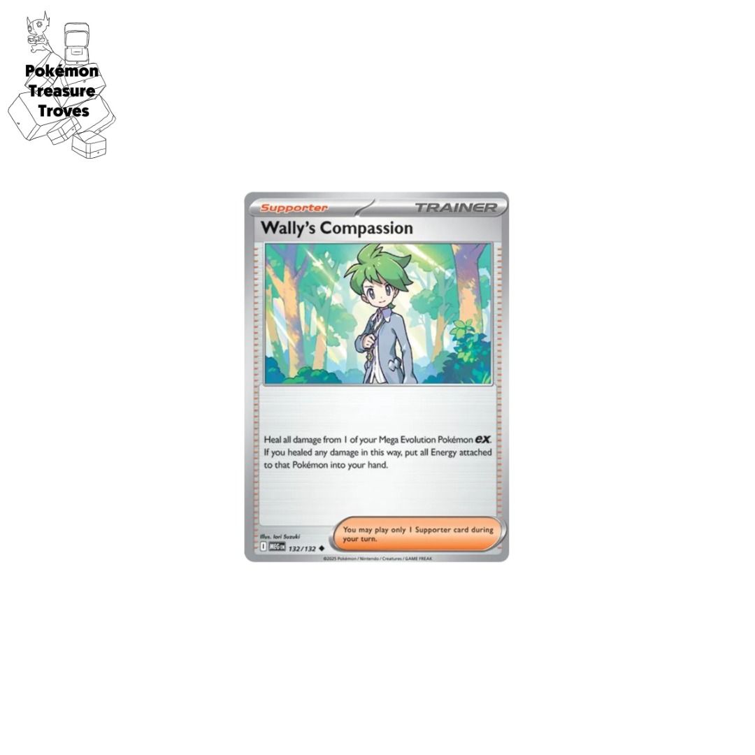 [$0.30/$0.50] Pokemon Mega Evolution Wally's Compassion Normal ...