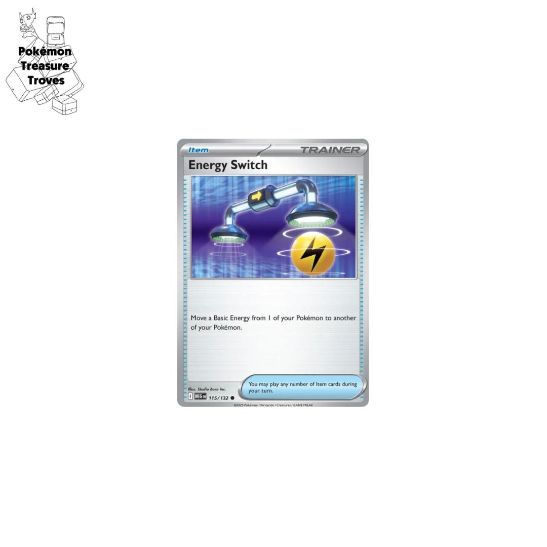 [$0.30] Pokemon Mega Evolution Energy Switch Normal Card, Hobbies ...