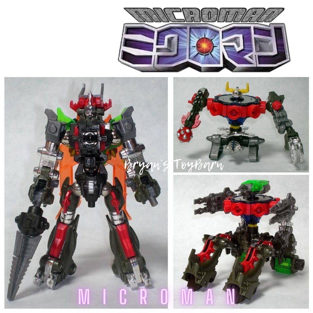 10 inch Microman Magne Power Series 055 Robotman Robots Giant Acroyer ...