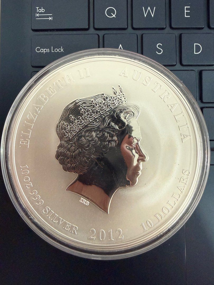 10oz 2012 Australian Silver Dragon Coin, Hobbies & Toys, Memorabilia ...