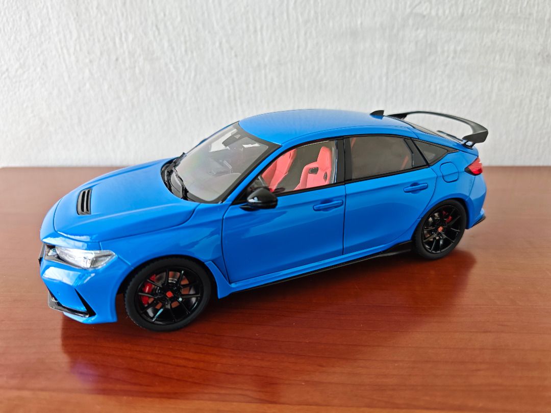1:18 Paudi Models Honda Civic Type R (FL5) (Boost Blue), Hobbies & Toys ...