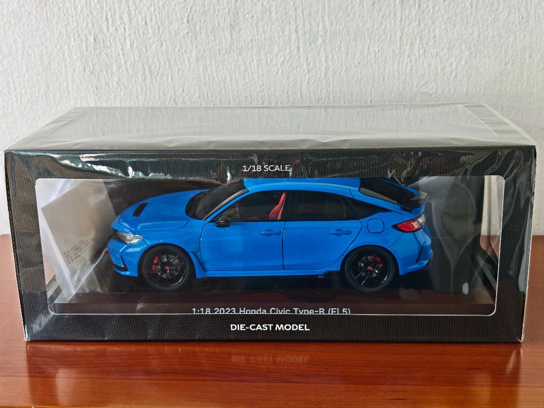 1:18 Paudi Models Honda Civic Type R (FL5) (Boost Blue), Hobbies & Toys ...