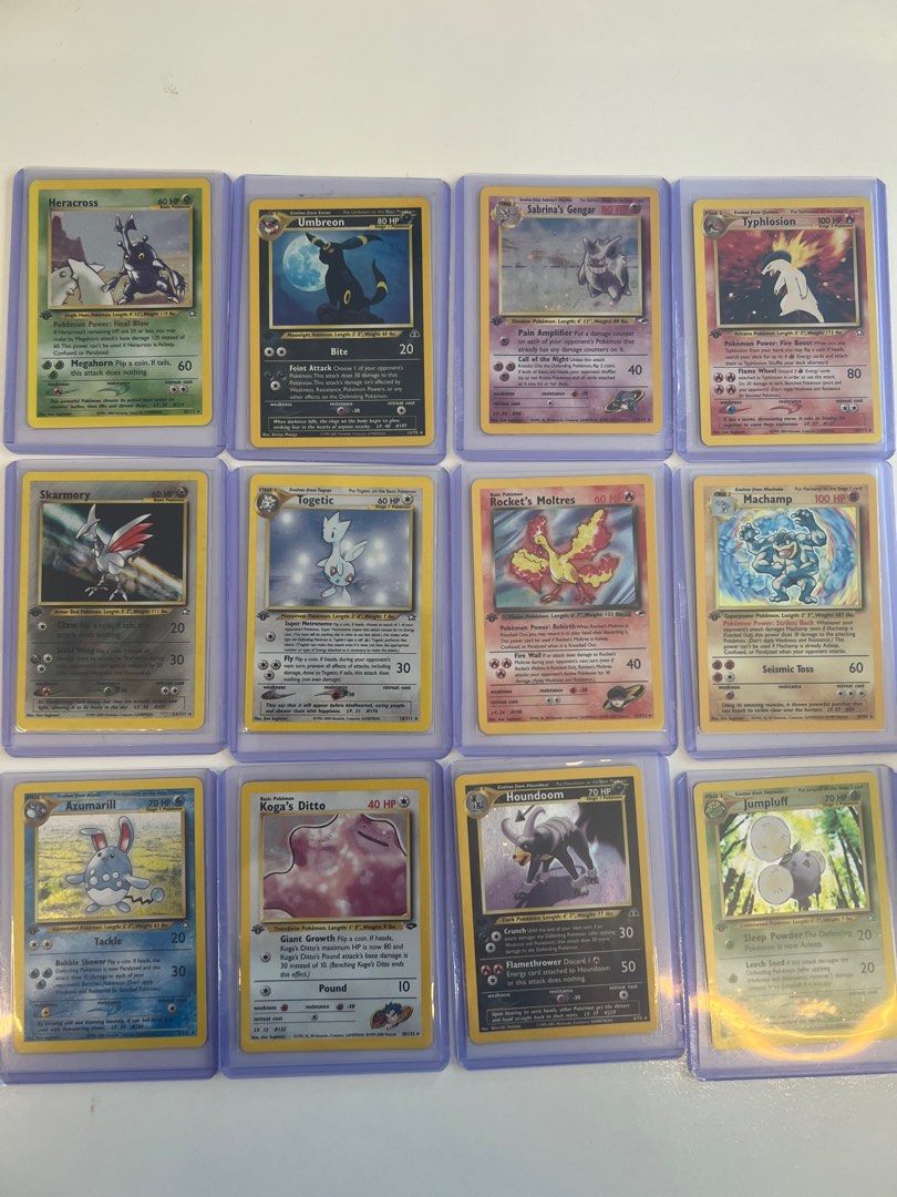 1st edition Gen 1-2 Pokemon Cards (vintage), Hobbies & Toys, Toys ...