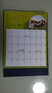 A3 Wall Calendar with Stickers, Hobbies & Toys, Stationery & Craft ...