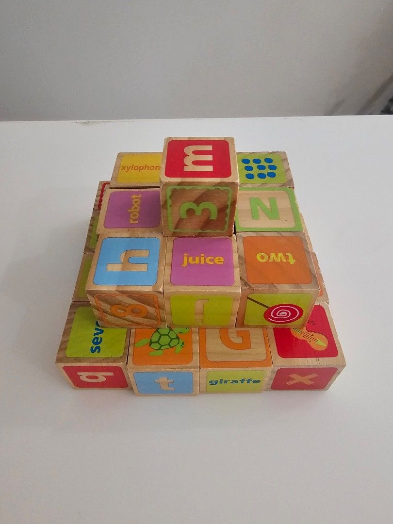 5pcs of toys | Bundle of toys | Toy bundle | Montessori Wooden Blocks ...