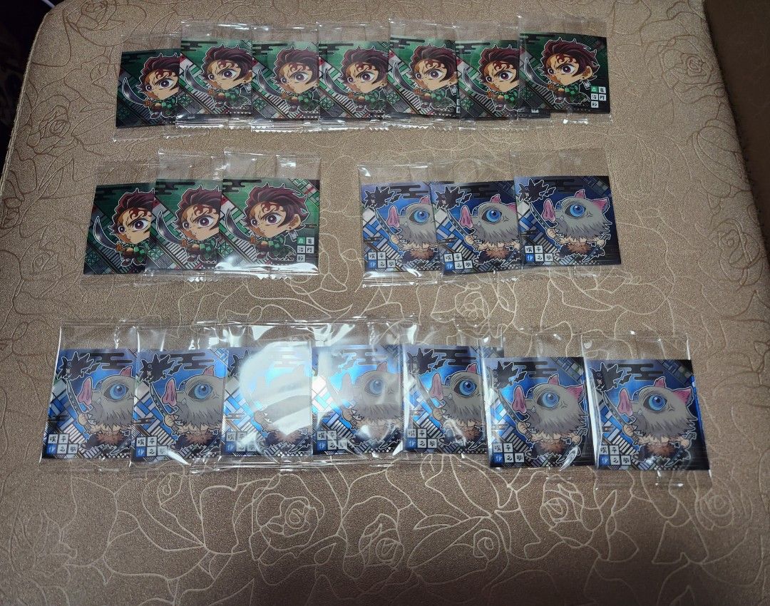 [售，多頁] 鬼滅之刃 餅貼 貼紙 卡 收藏咭 第十四彈 14 vol.14 無限城篇 柱訓練編 Bandai 食玩 demon slayer ...
