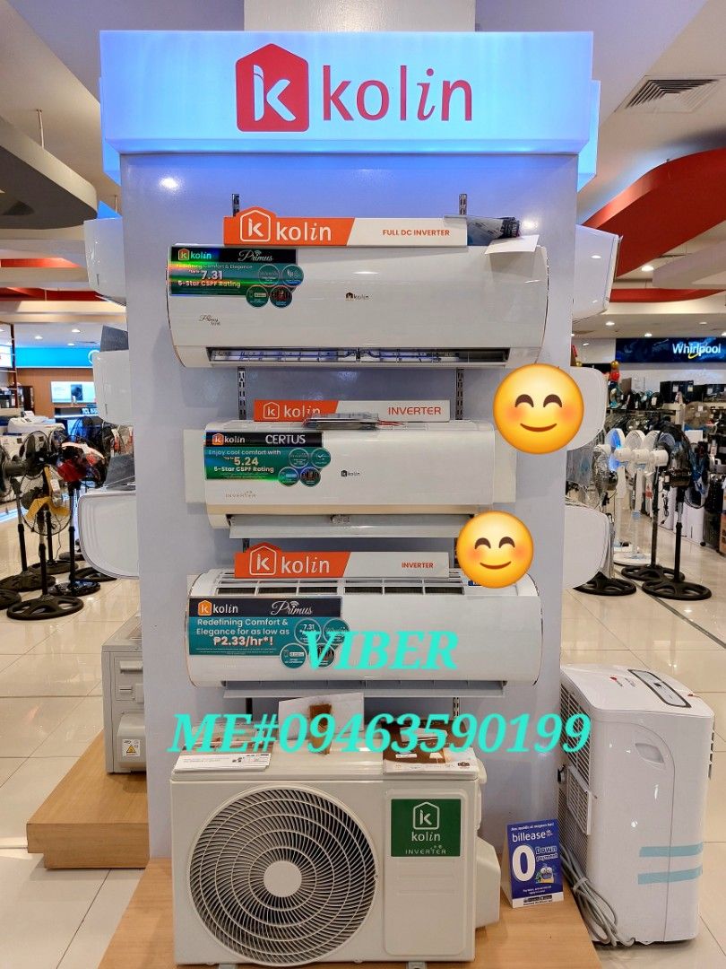 💎 KOLIN SPLIT TYPE INVERTER AIRCON CERTUS MODEL and KOLIN PRIMUS GOLD ...