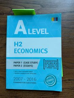 A Level H2 Economics Exam Questions & Answers, Hobbies & Toys, Books ...