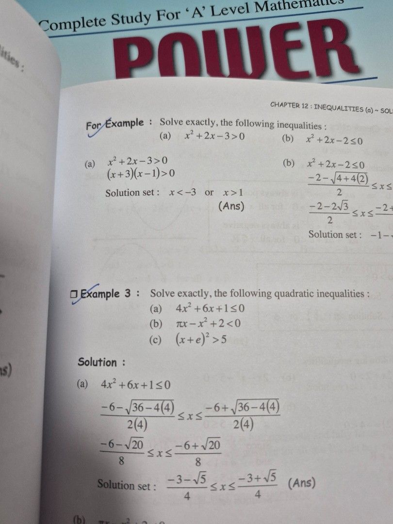 A Level Mathematics Textbook (Volume 1 & 2), Hobbies & Toys, Books ...