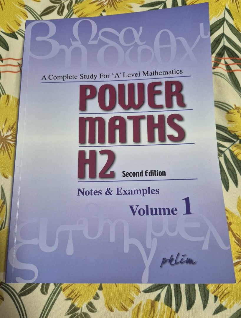 A Level Mathematics Textbook (Volume 1 & 2), Hobbies & Toys, Books ...