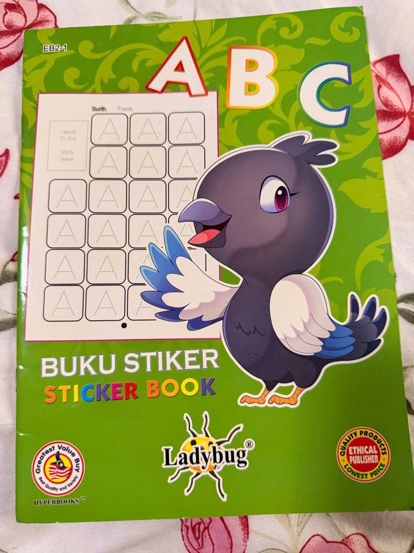 ABC Sticker & Tracing Book – New, Unused, Hobbies & Toys, Books ...