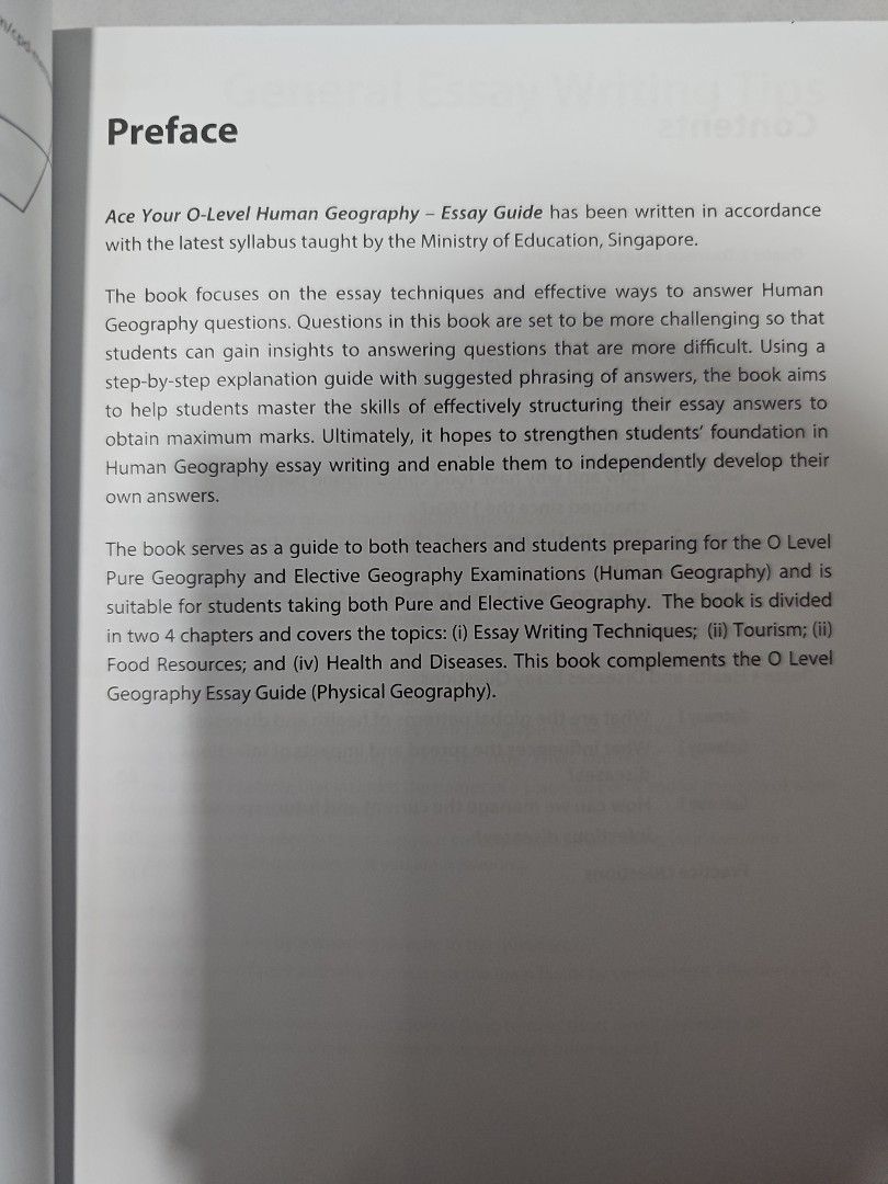 Ace Your O-Level Human Geography Essay Guide, Hobbies & Toys, Books ...