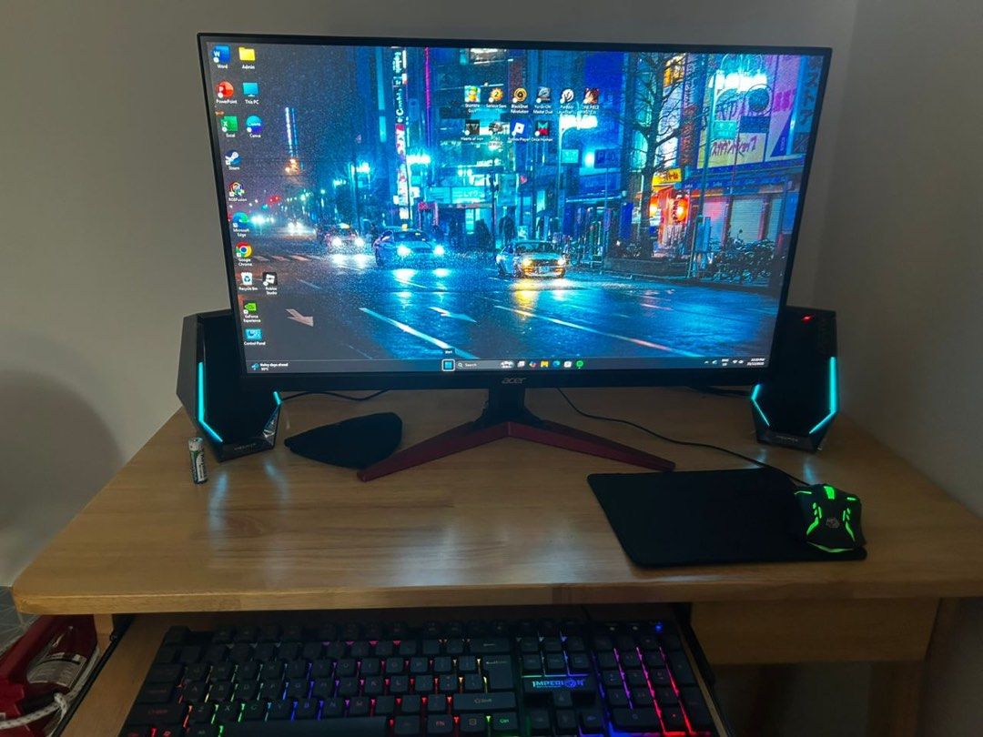 Acer Monitor + Gaming PC Setup, Computers & Tech, Desktops on Carousell