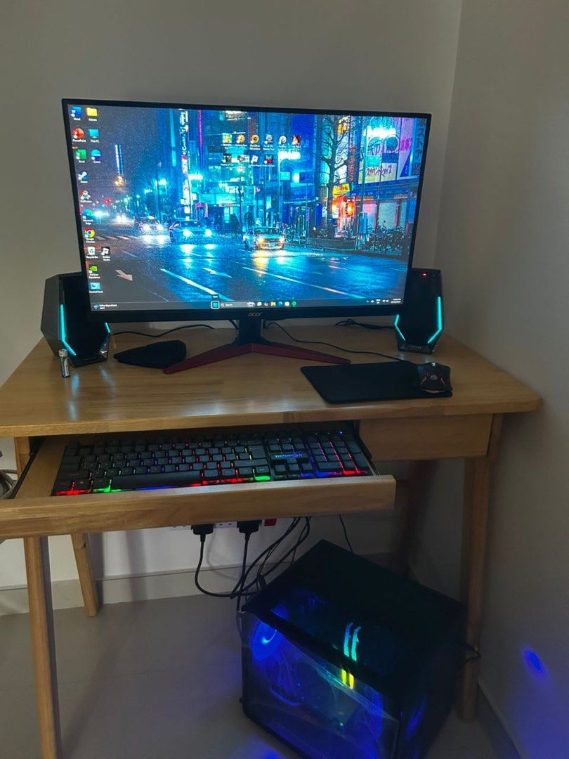Acer Monitor + Gaming PC Setup, Computers & Tech, Desktops on Carousell