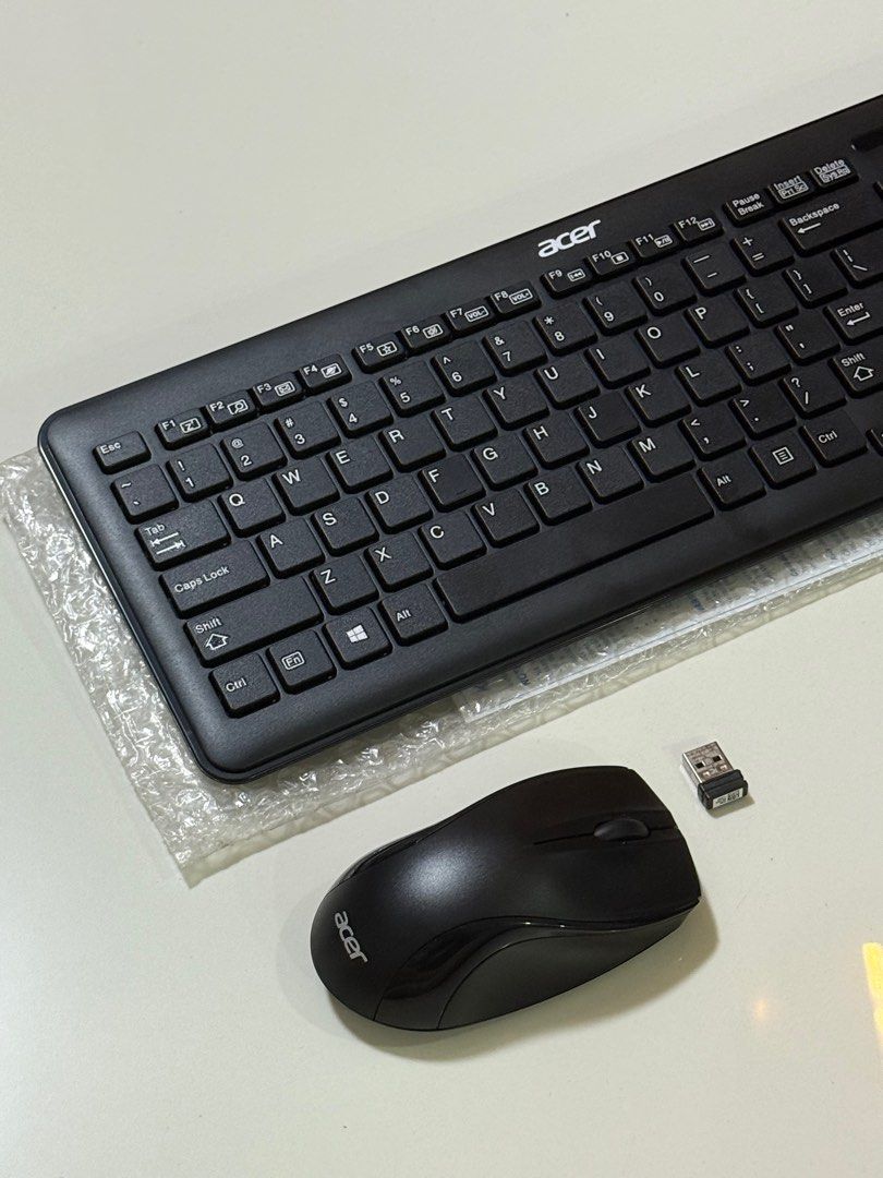 acer wireless keyboard + mouse + usb dongle, Computers & Tech, Parts ...