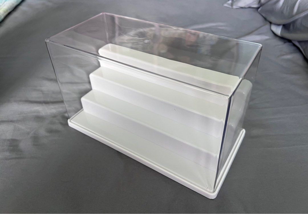 Acrylic Display Case with Tiered Steps, Furniture & Home Living ...