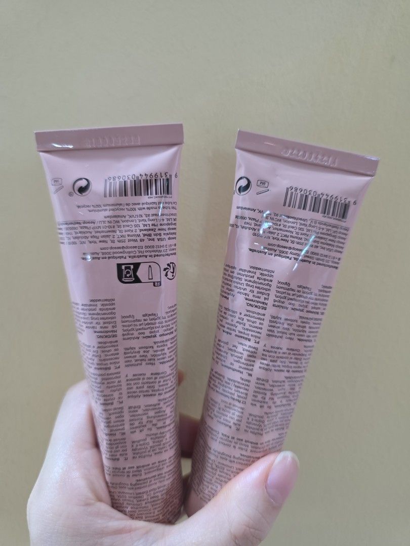 Aesop Resurrection Aromatique Hand Balm (2 x 75ml), Beauty & Personal ...