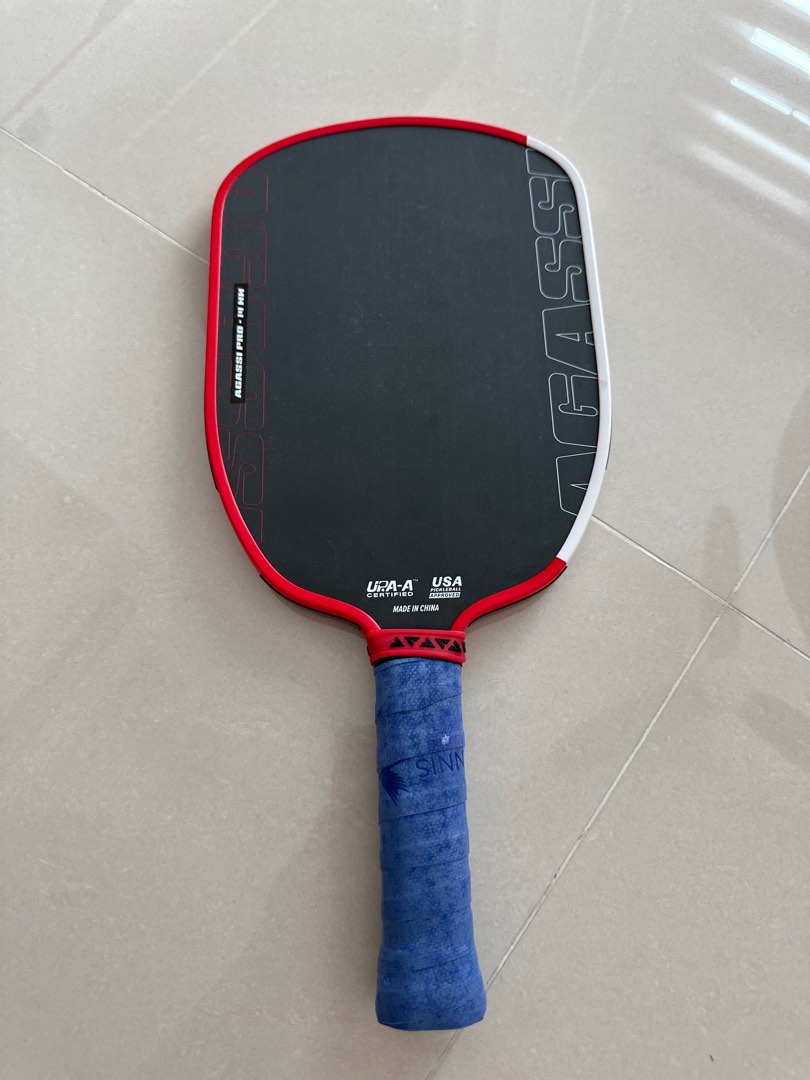 Agassi Pro Pickleball Paddle 14mm ORIGINAL with Warranty, Sports ...