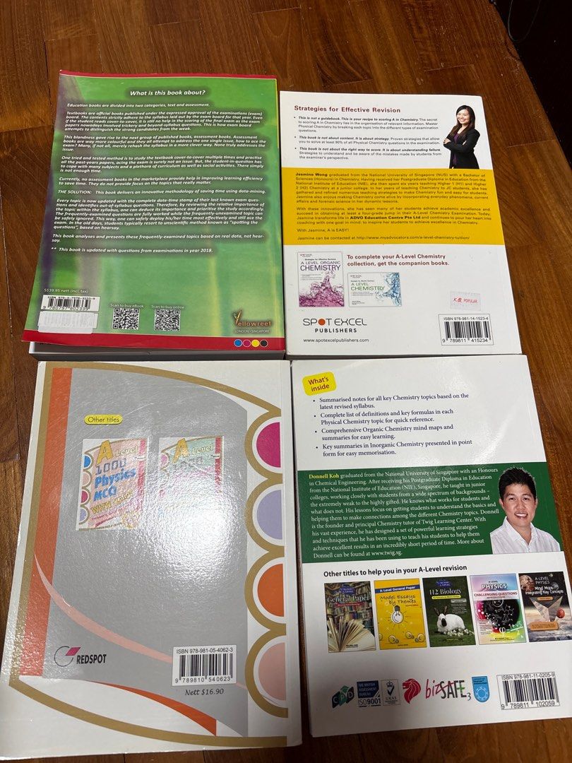 A-Level Chemistry & Physics Revision Books, Hobbies & Toys, Books ...